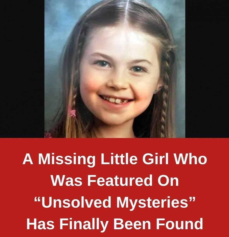 One of the "Unsolved Mysteries" missing children has been found. - Read ...